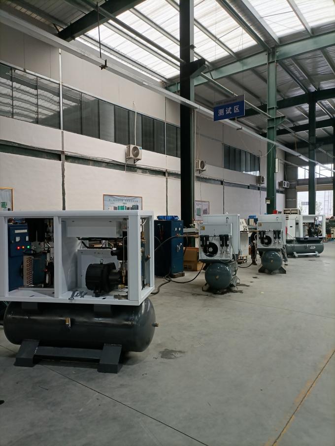 Kapa Factory Screw Air Compressor Production Assembly Line